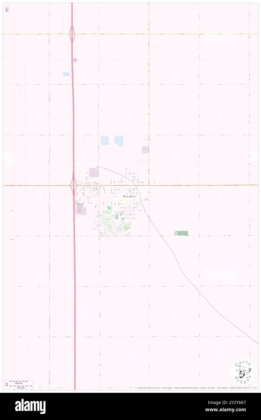 Beresford south dakota map Cut Out Stock Images & Pictures - Alamy