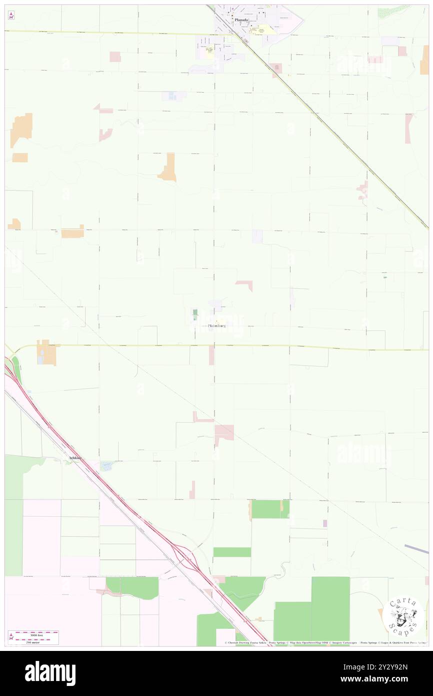 Merced county map hi-res stock photography and images - Alamy