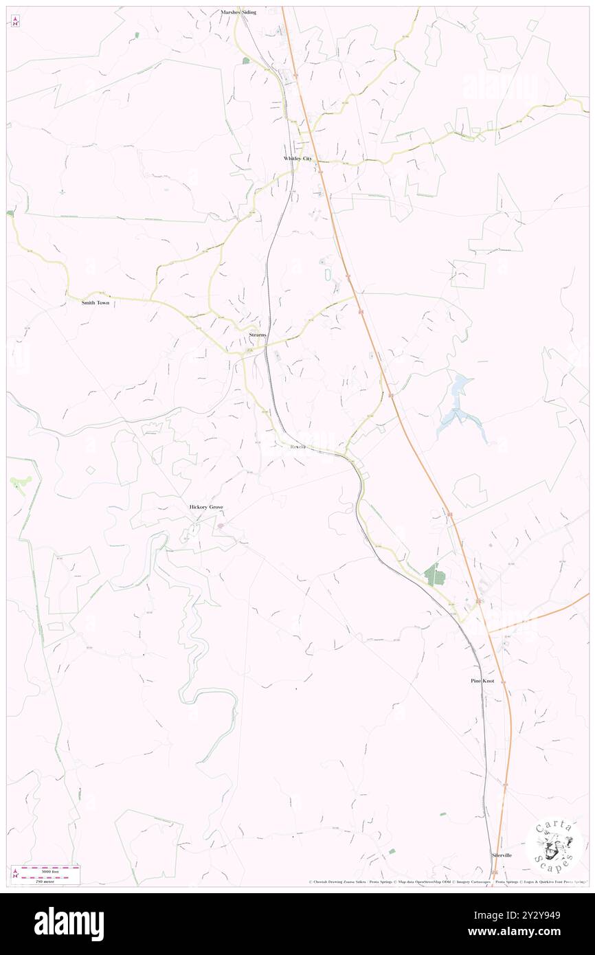 Map of mccreary hi-res stock photography and images - Alamy