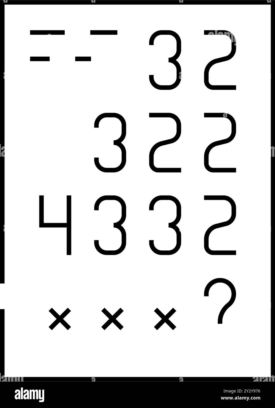 logical tasks line icon vector illustration black Stock Vector Image ...