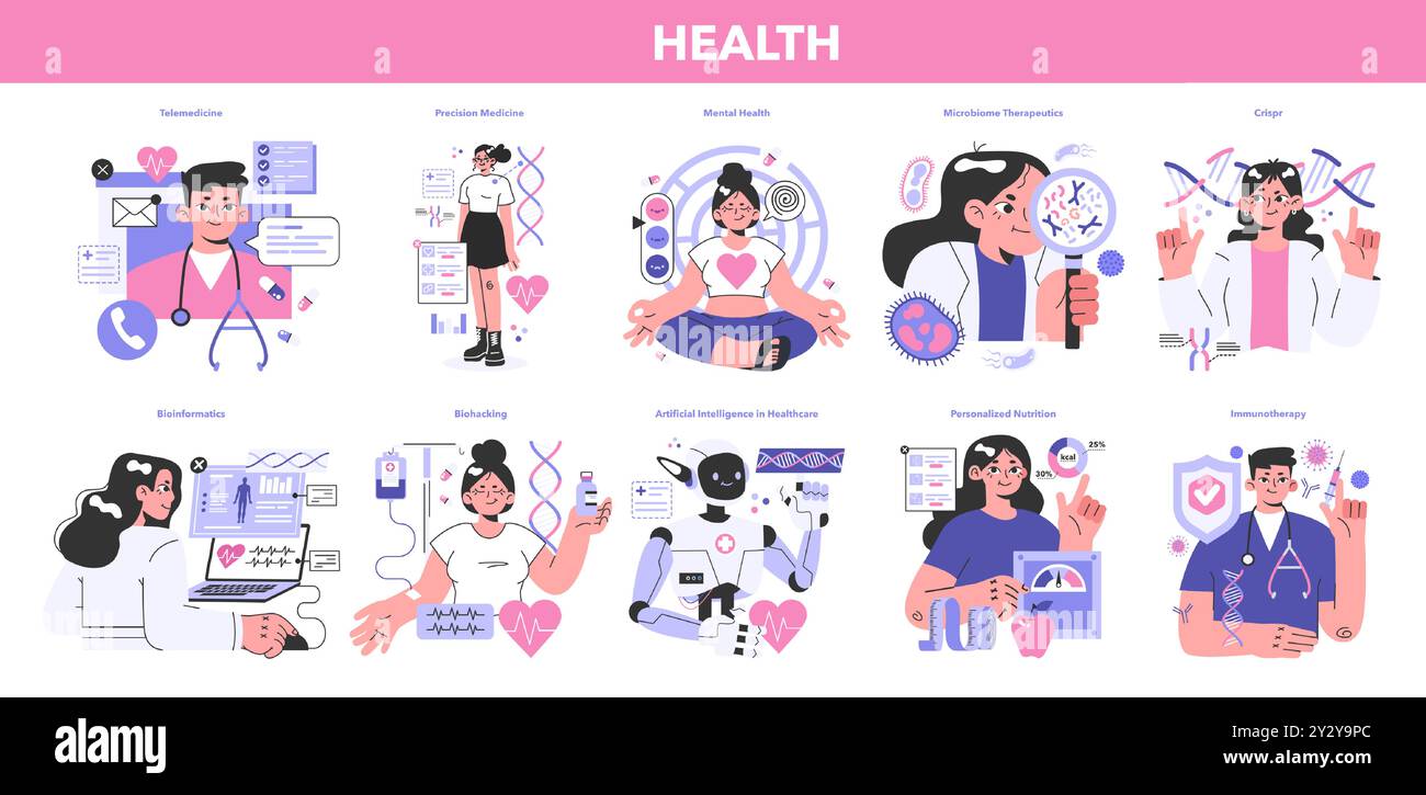 Modern healthcare practices. Innovative diagnosis and treatment ...