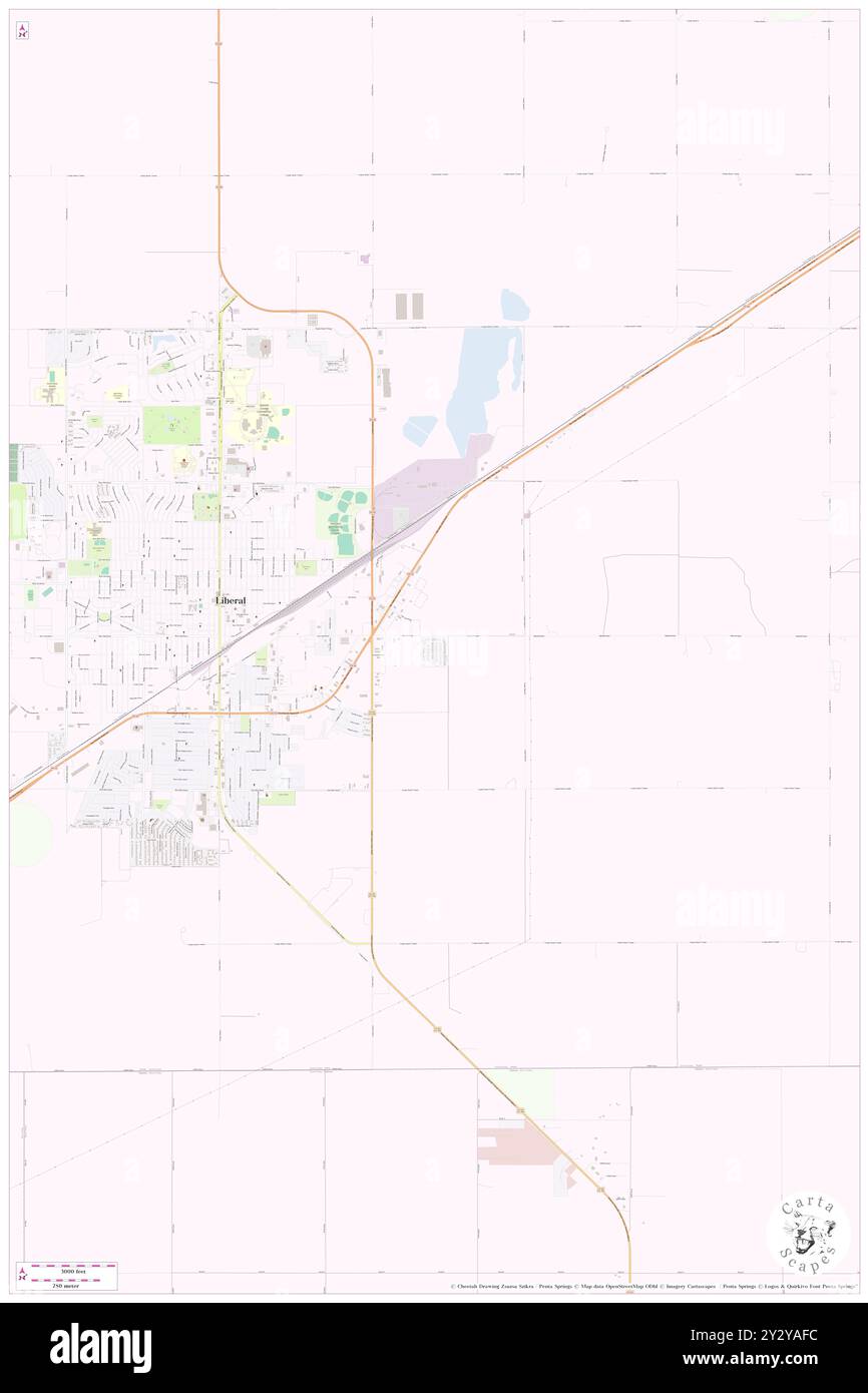 Sage Mobile Home Park, Seward County, US, United States, Kansas, N 37 2 ...