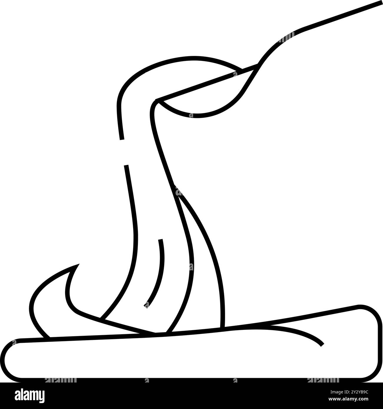 maltodextrin molasses line icon vector illustration black Stock Vector ...