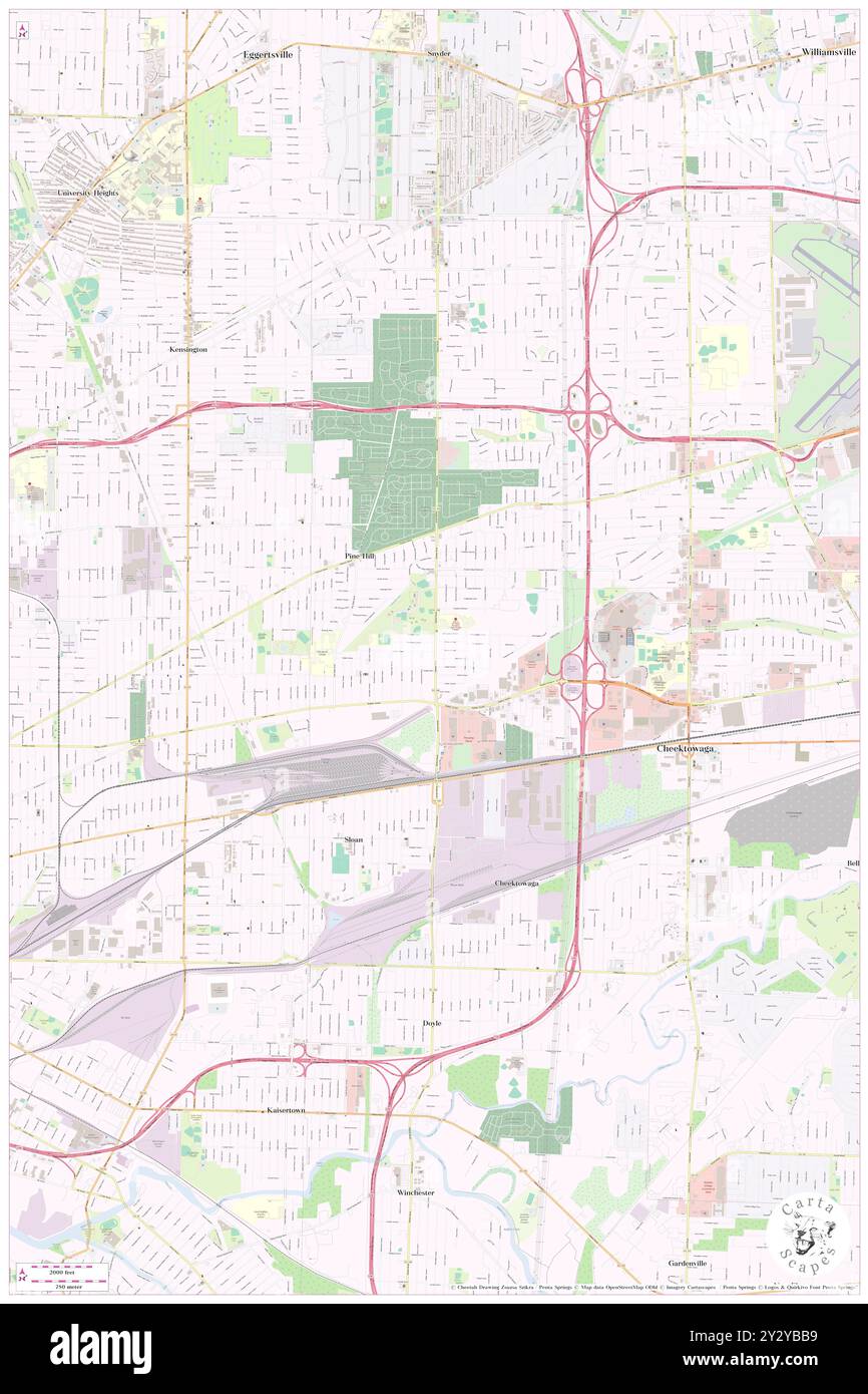 Map of walden new york Cut Out Stock Images & Pictures - Alamy