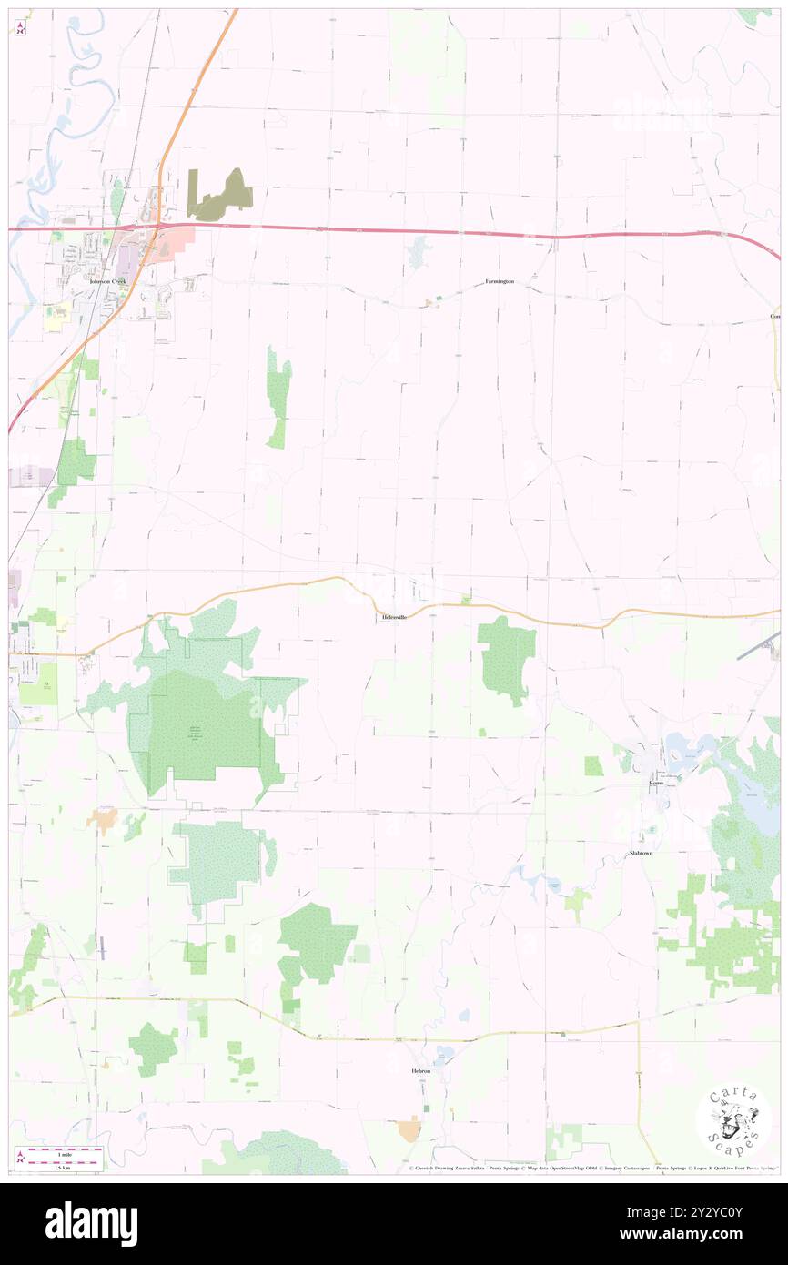 Helenville, Jefferson County, US, United States, Wisconsin, N 43 0' 43 ...