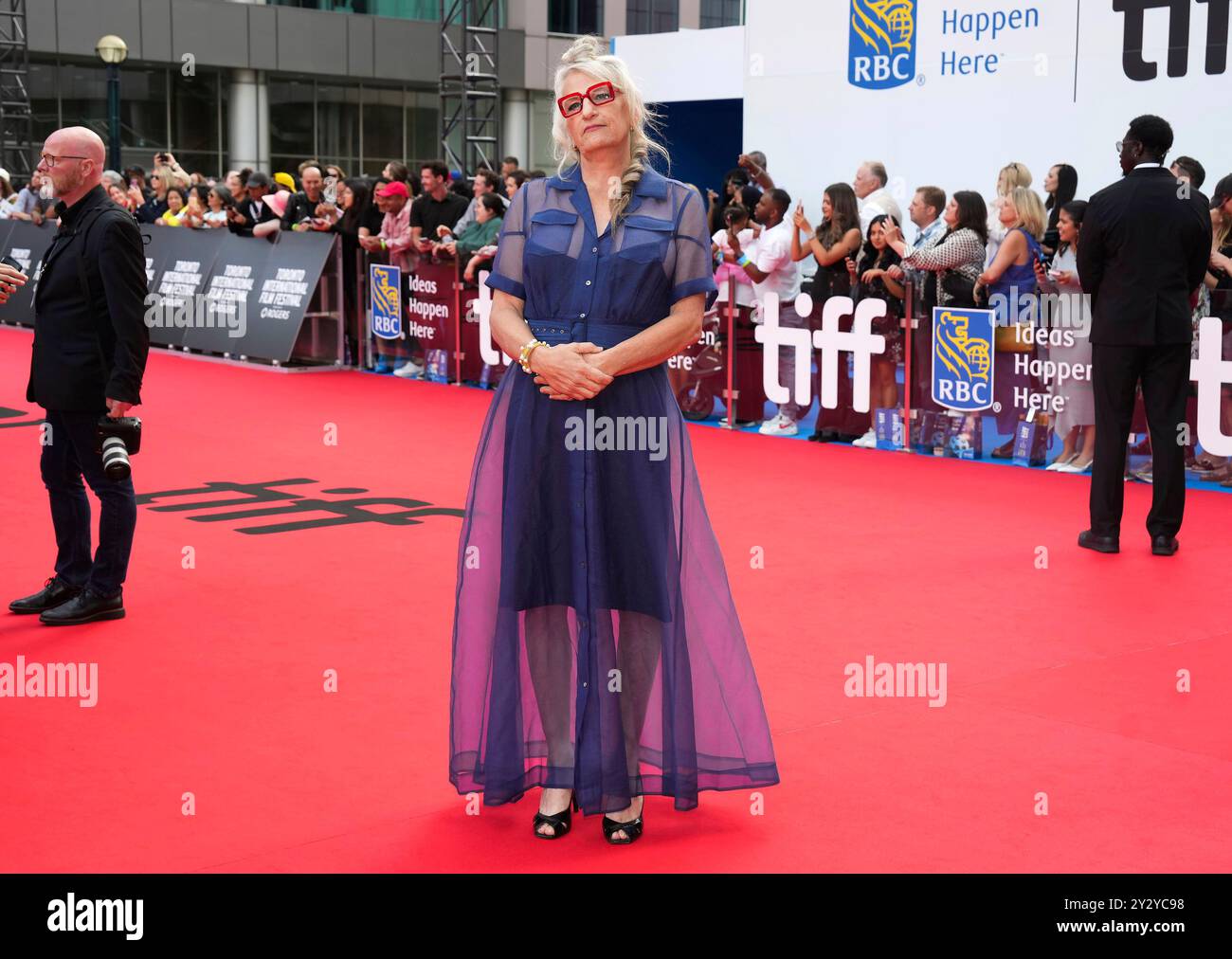 Harper Steele poses for photographs on the red carpet for the film ...