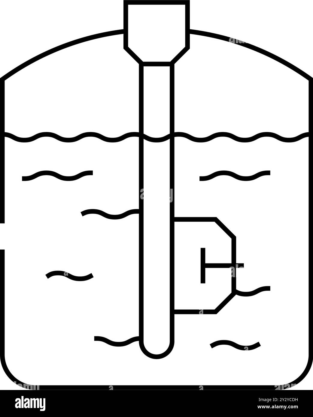 capacitive sensor line icon vector illustration black Stock Vector ...