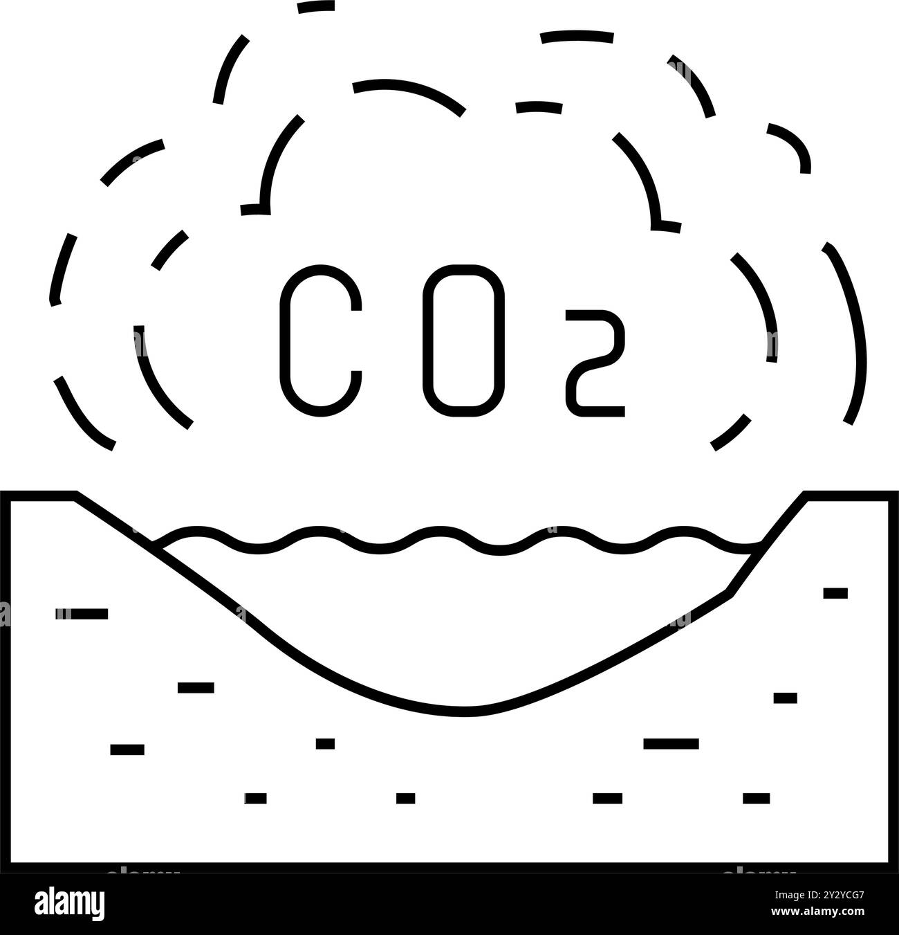 limnological disaster, emission of carbon dioxide in reservoir line ...