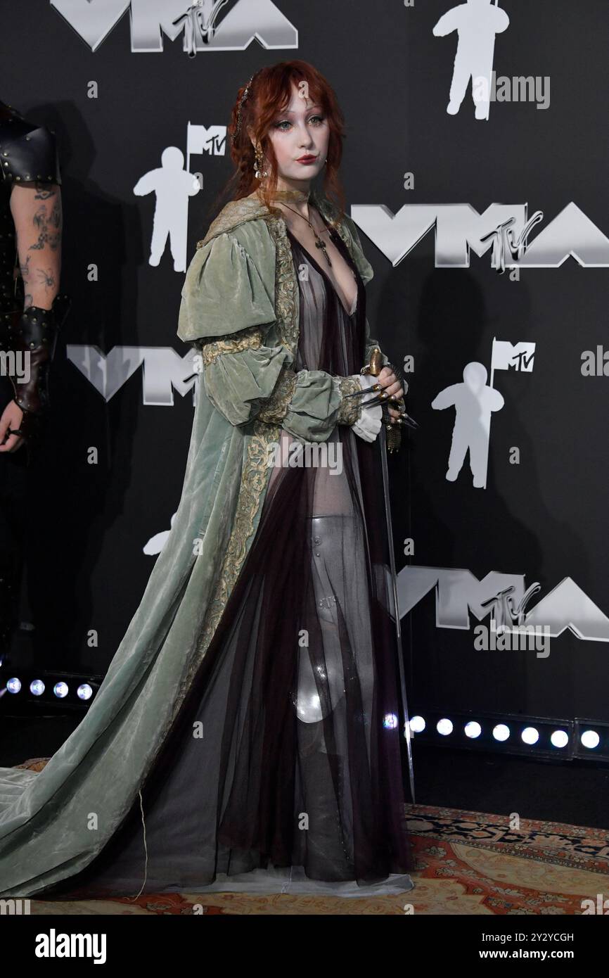 Chappell Roan arrives at the MTV Video Music Awards on Wednesday, Sept ...