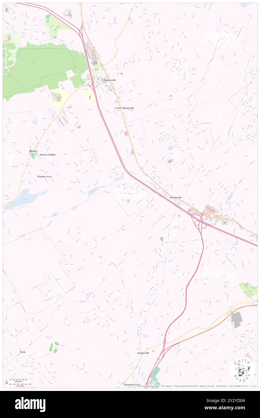 Barton Glen, Monroe County, US, United States, Pennsylvania, N 41 0' 20 ...