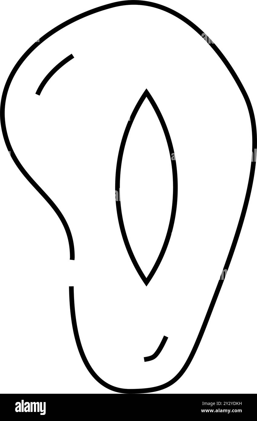 cut mango food line icon vector illustration Stock Vector Image & Art ...