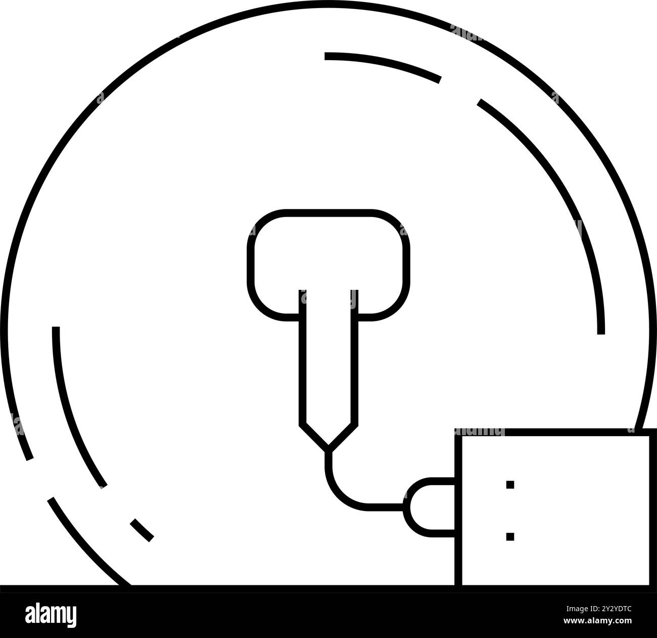 storage biogas line icon vector illustration Stock Vector Image & Art ...