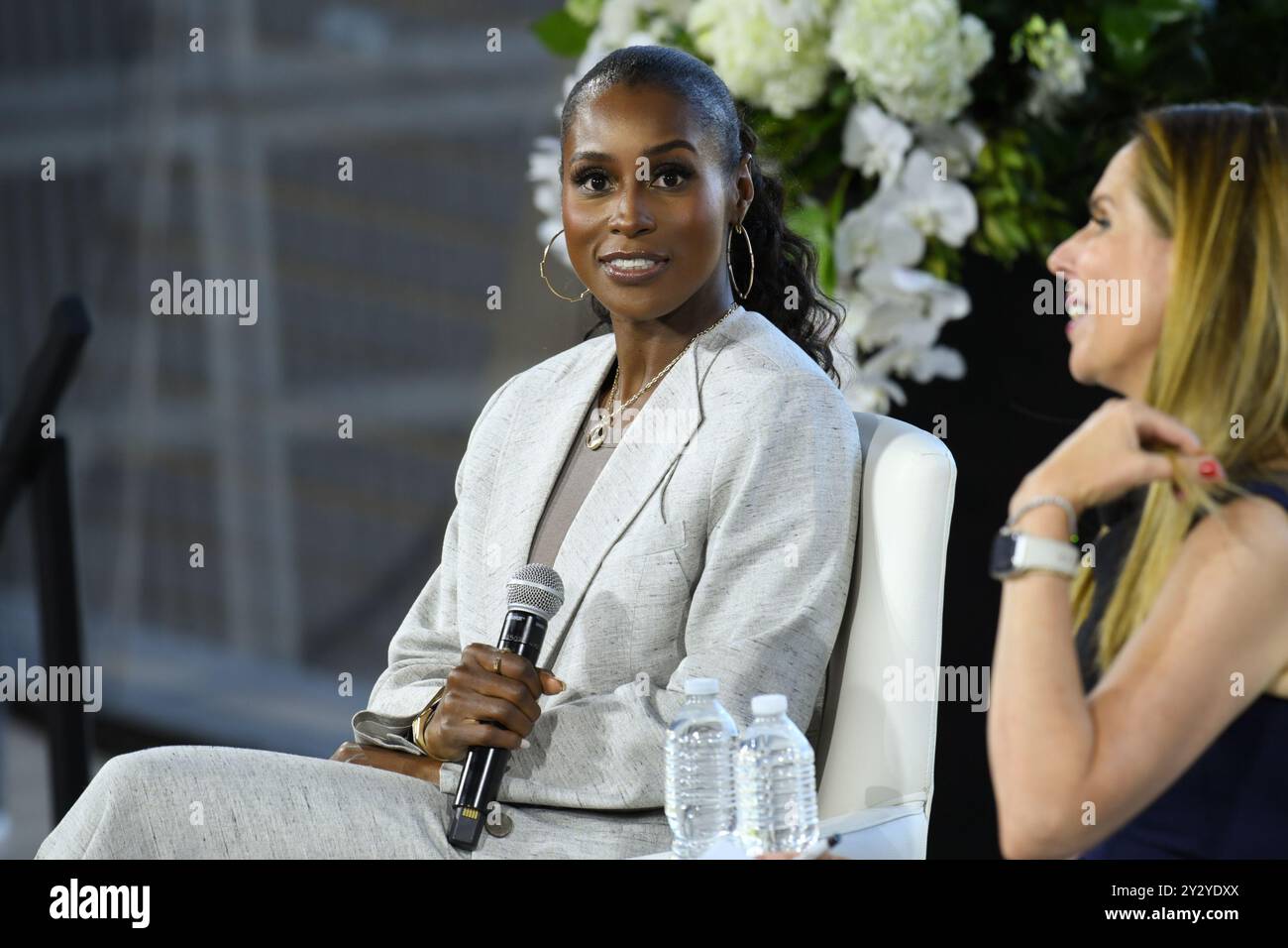 New York, USA. 11th Sep, 2024. Issa Rae speaking at the 2024 Forbes ...