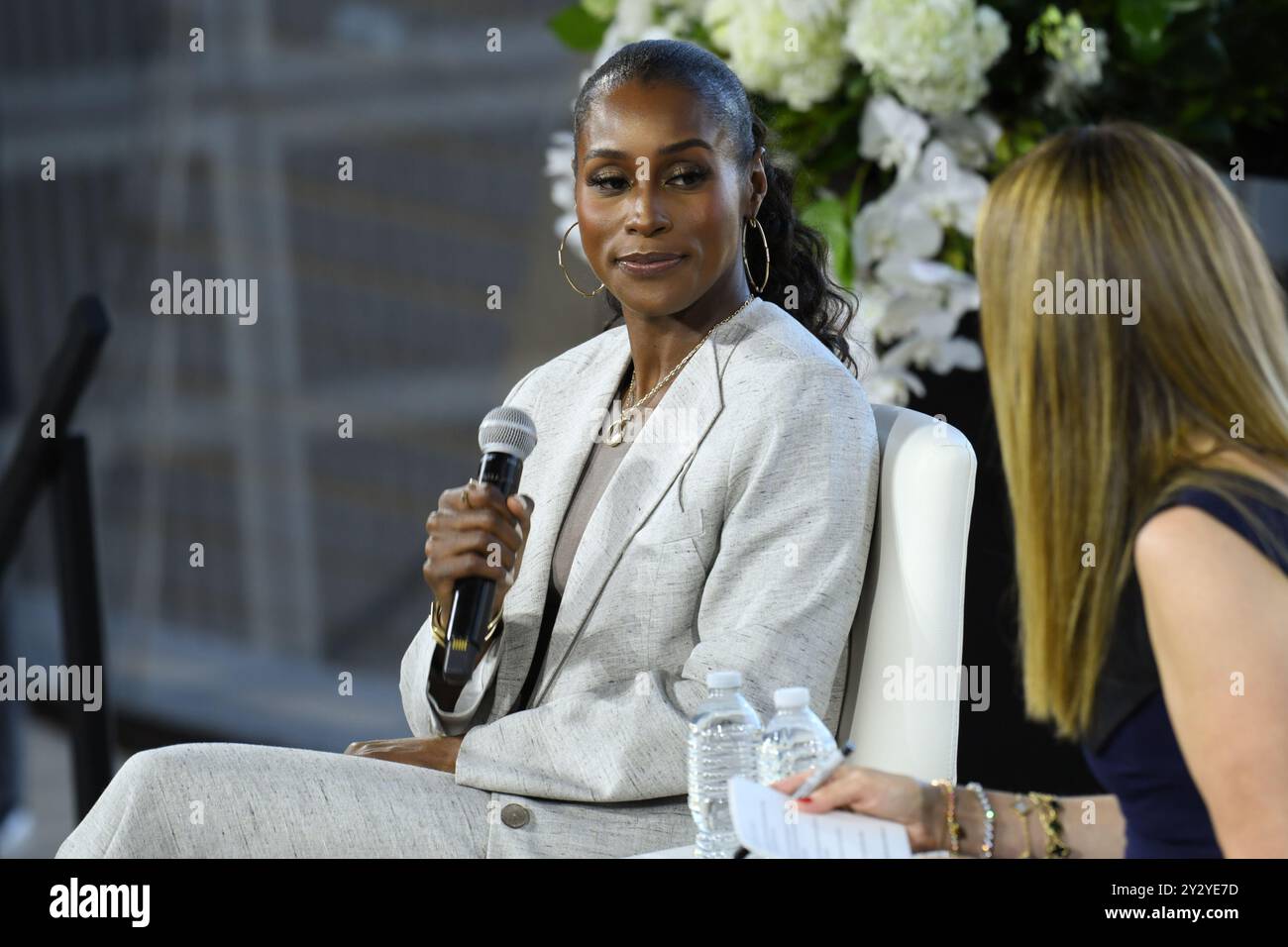 New York, USA. 11th Sep, 2024. Issa Rae speaking at the 2024 Forbes ...