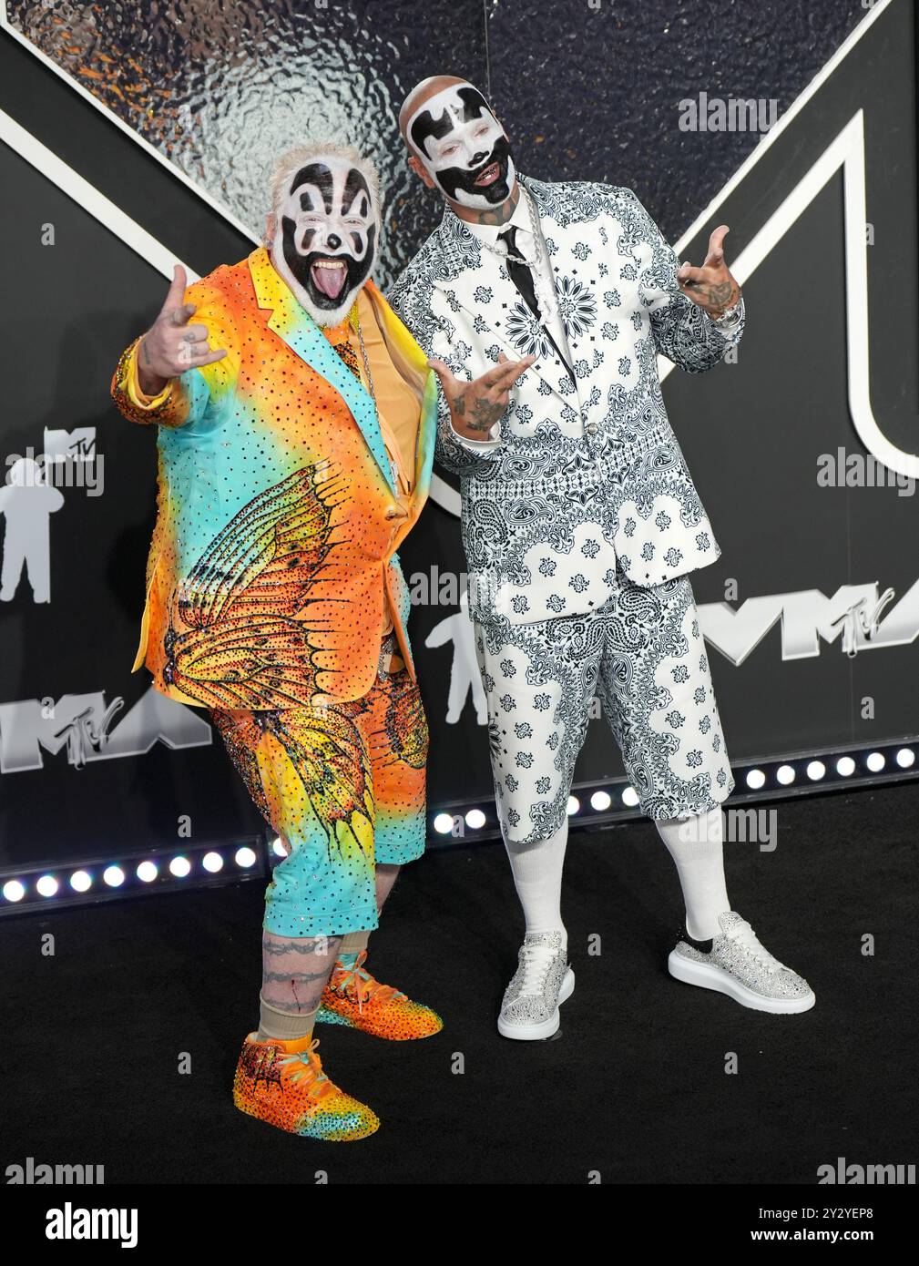 Elmont, United States. 11th Sep, 2024. Insane Clown Posse arrives on ...