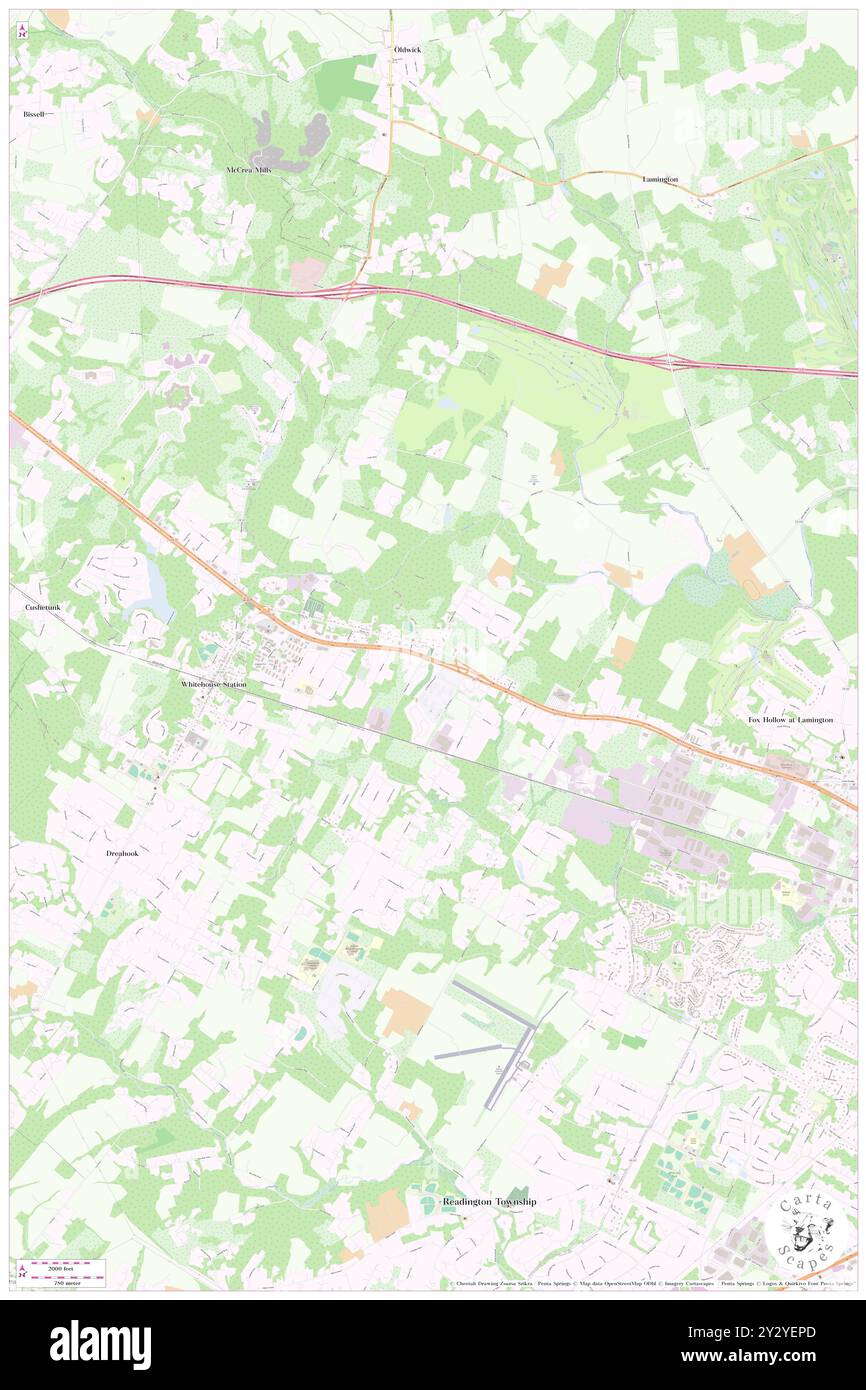 Whitehouse new jersey map hi-res stock photography and images - Alamy