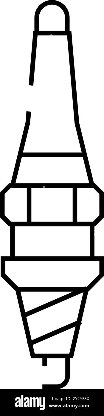 Car candle icon outline Cut Out Stock Images & Pictures - Alamy