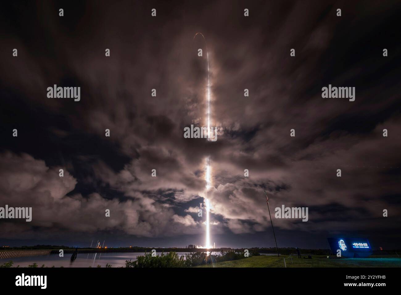 Cape Canaveral, United States of America. 10 September, 2024. A SpaceX ...