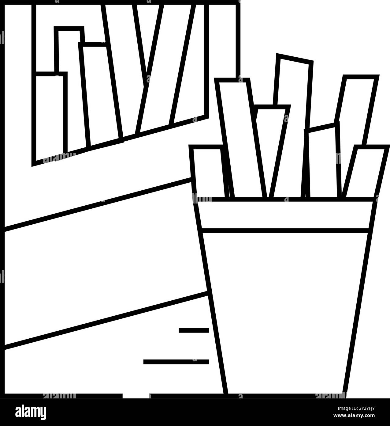 straws snack line icon vector illustration Stock Vector Image & Art - Alamy