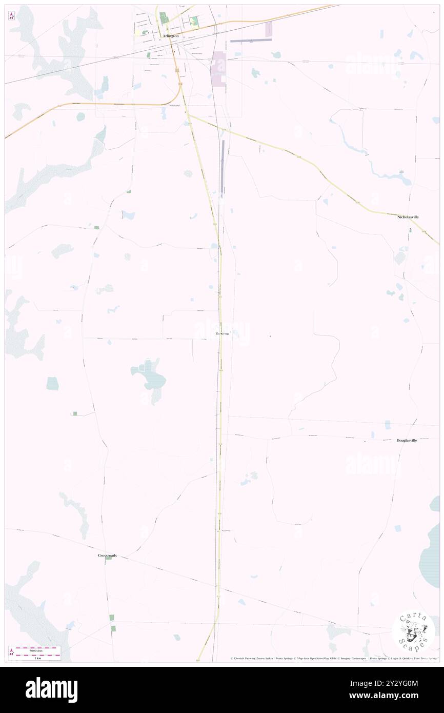 Rowena, Early County, US, United States, Georgia, N 31 22' 51'', S 84 ...