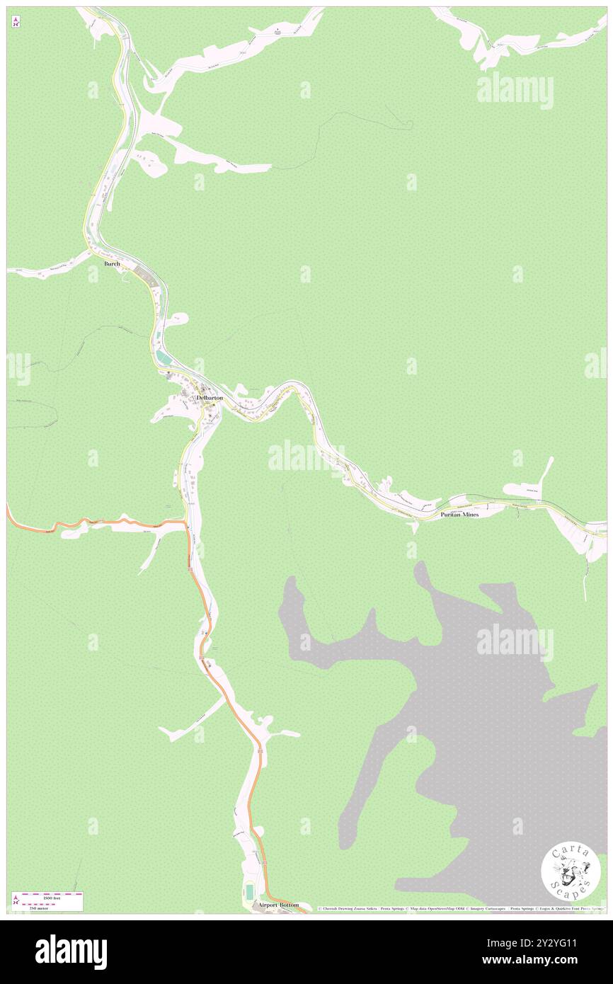 Map of delbarton Cut Out Stock Images & Pictures - Alamy