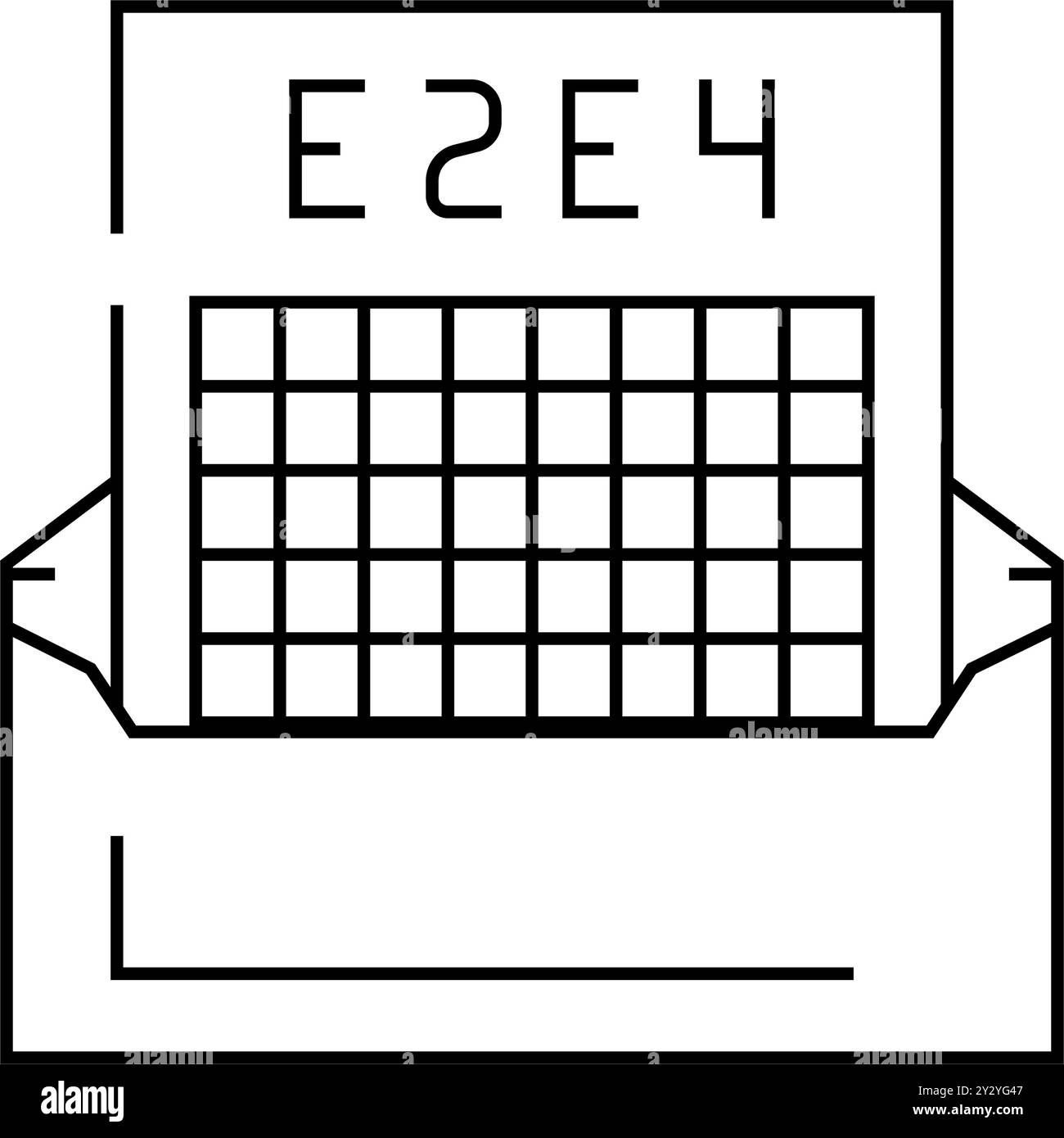 Iq test line icon Stock Vector Images - Alamy