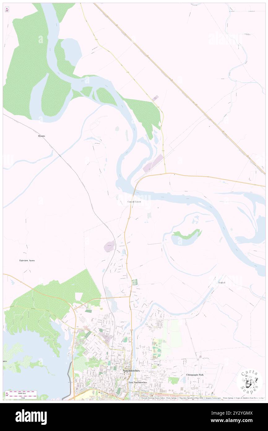 Grand Ecore, Natchitoches Parish, US, United States, Louisiana, N 31 48 ...