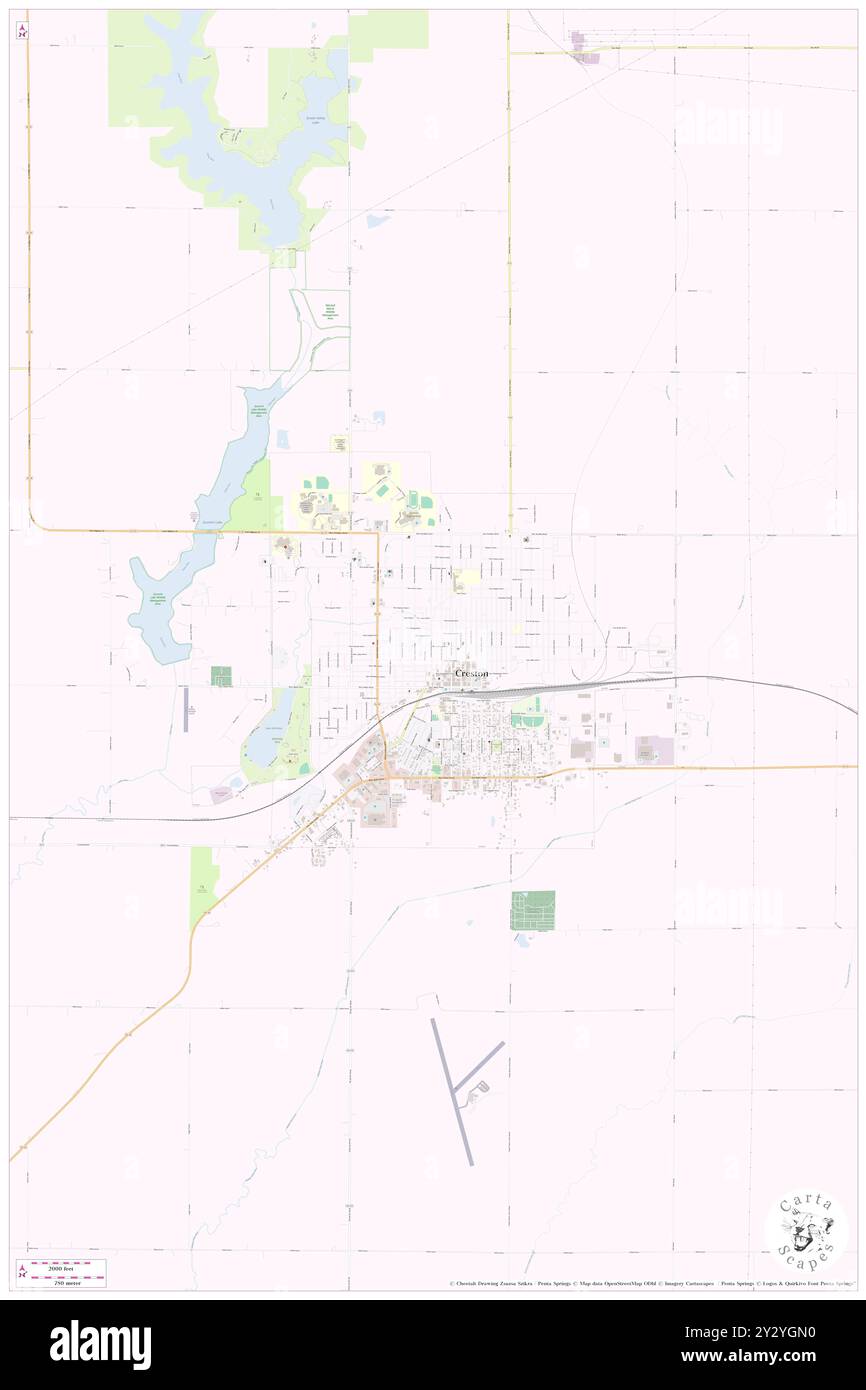 Creston iowa map Cut Out Stock Images & Pictures - Alamy