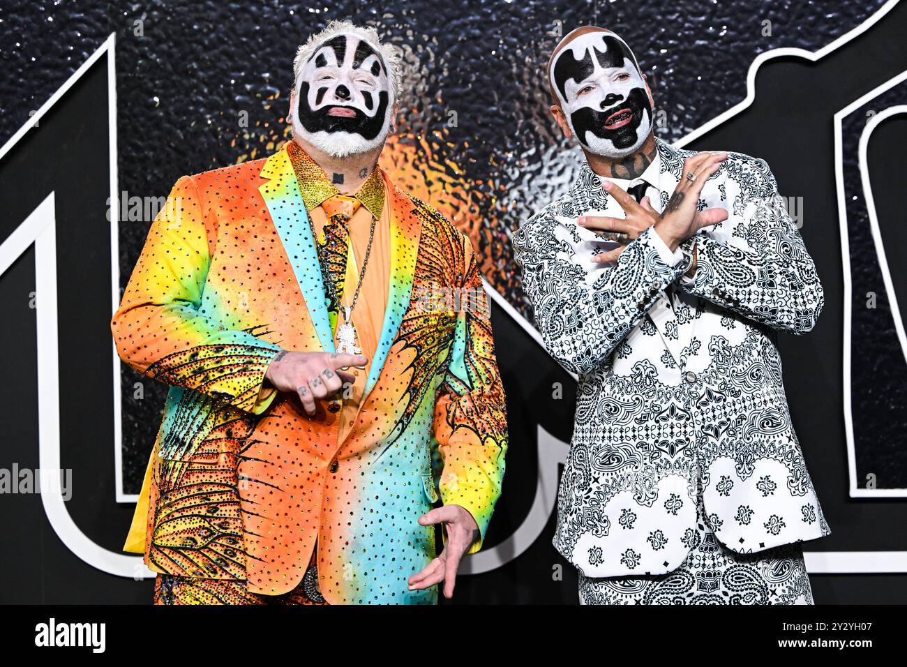 Elmont, USA. 11th Sep, 2024. Insane Clown Posse walking on the red ...