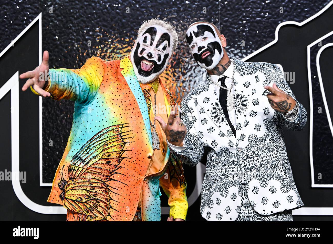 Elmont, USA. 11th Sep, 2024. Insane Clown Posse walking on the red ...