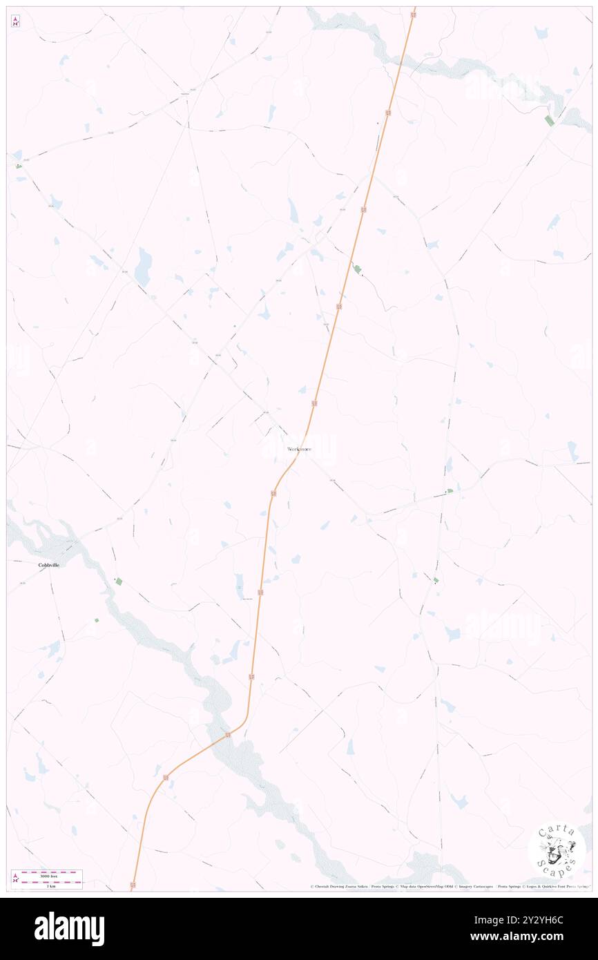 Telfair county map hi-res stock photography and images - Alamy