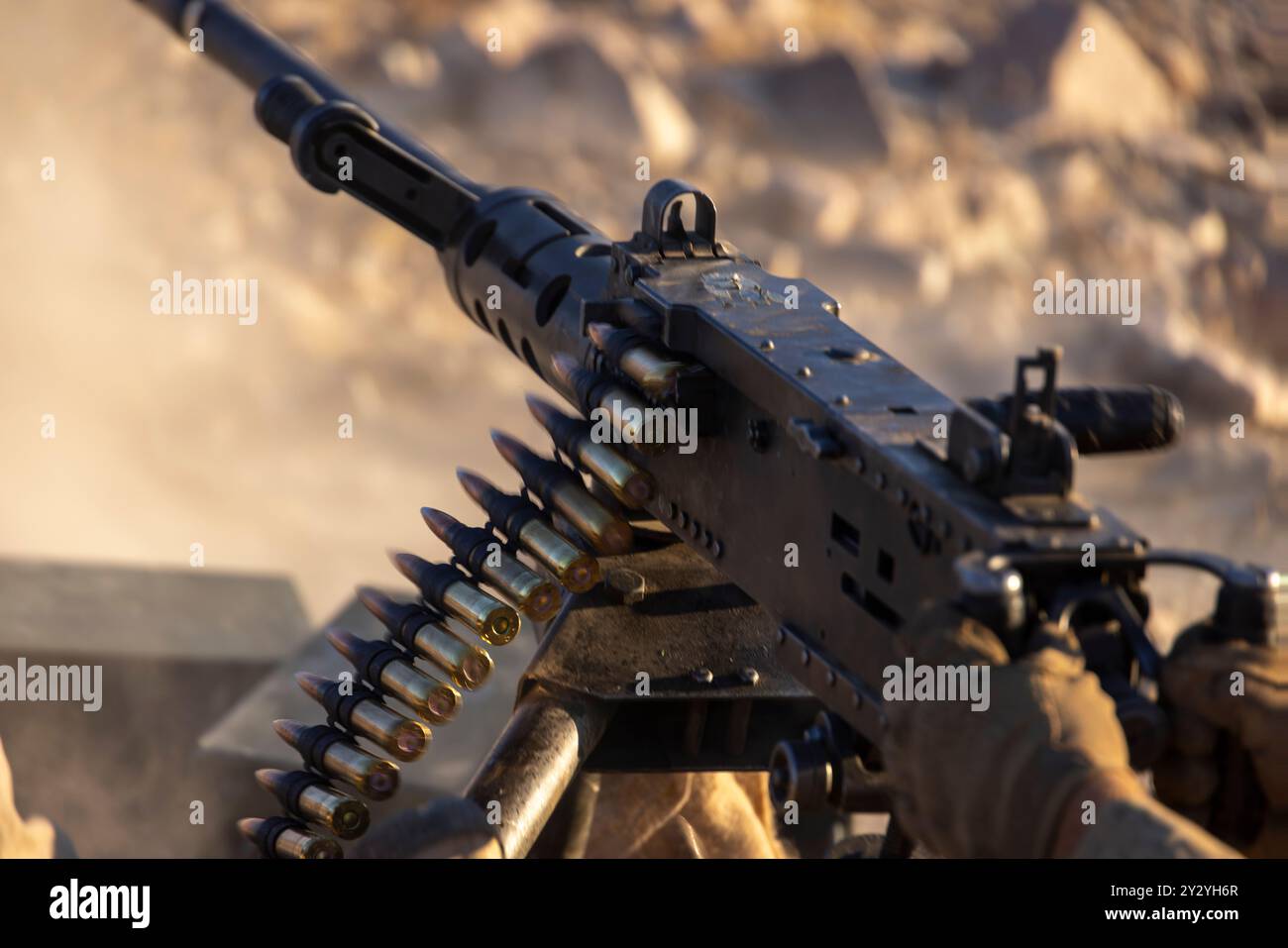 A U.S. Marine with Weapons Company, 2nd Battalion, 4th Marine Regiment ...