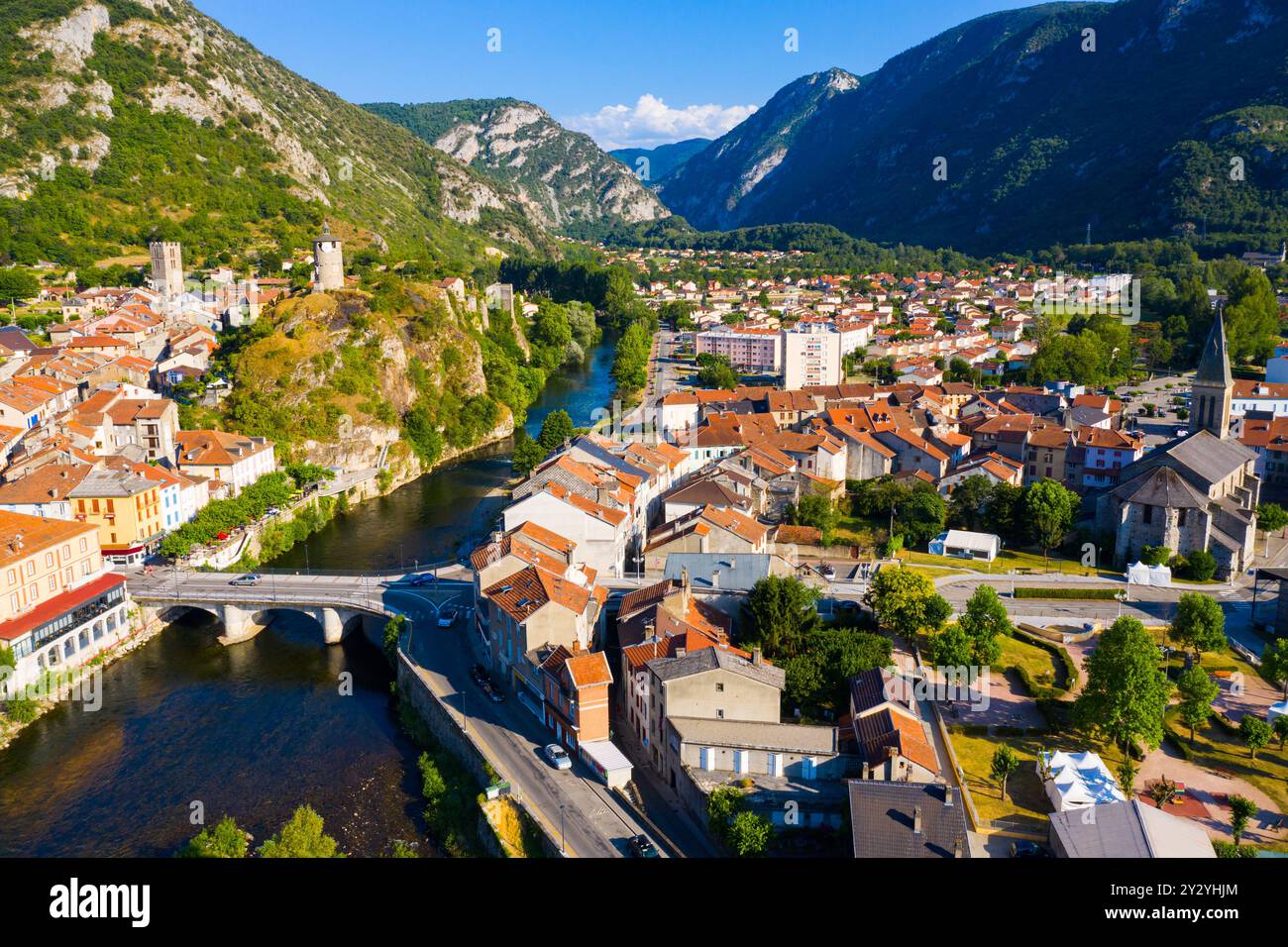 Tarascon sur ariege castella tower hi-res stock photography and images ...