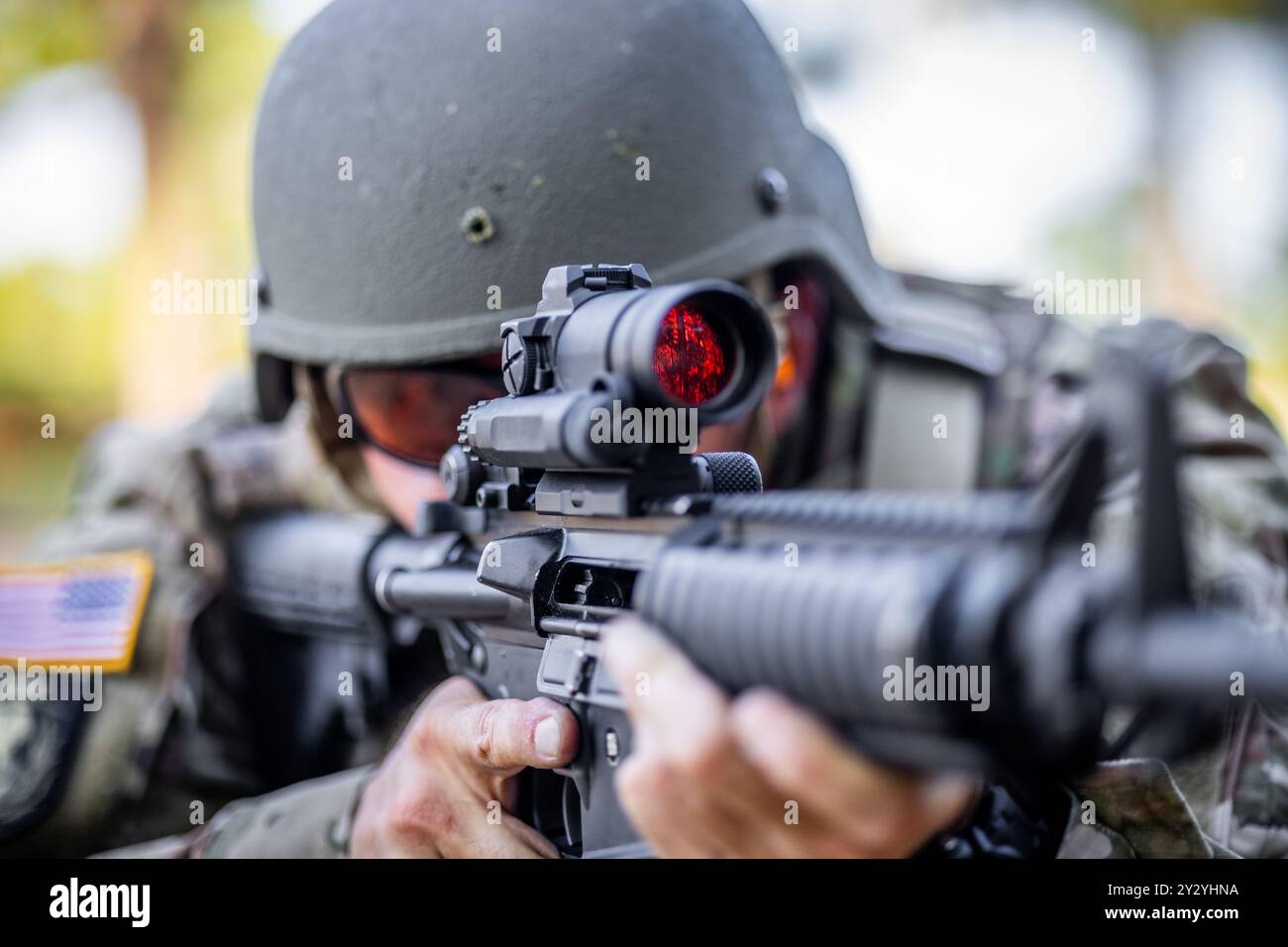 U.S. Soldiers assigned to the 51st Military Police (MP) Battalion, 59th ...