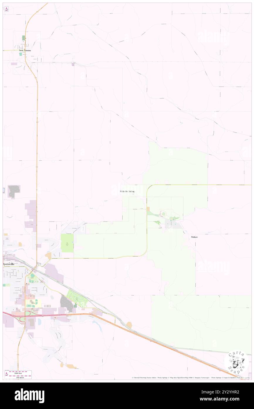 Millville Siding, Dubuque County, US, United States, Iowa, N 42 30' 21 ...