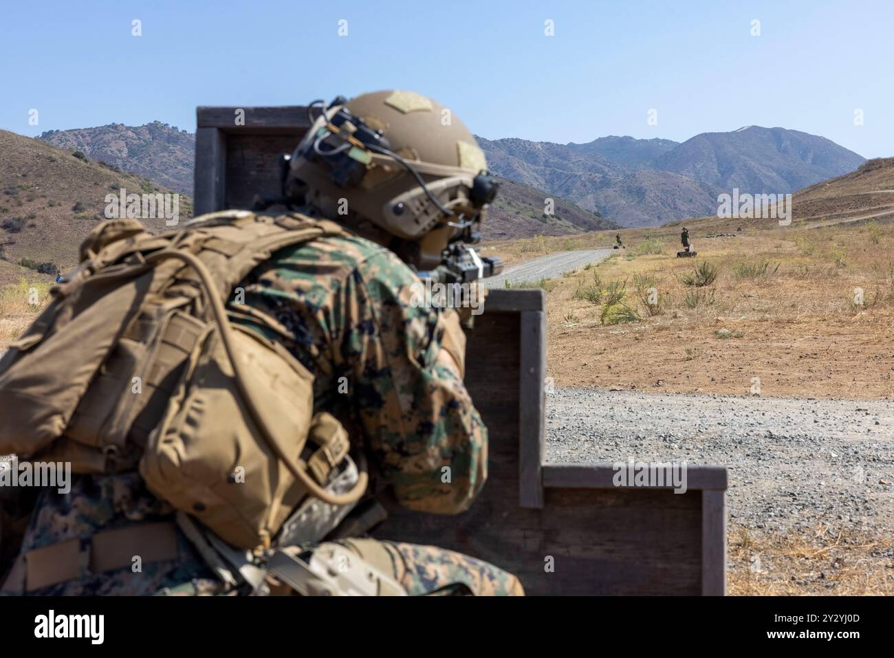 U.S. Marine Corps Capt. Kirklan Ventrella, a company commander with 1st ...