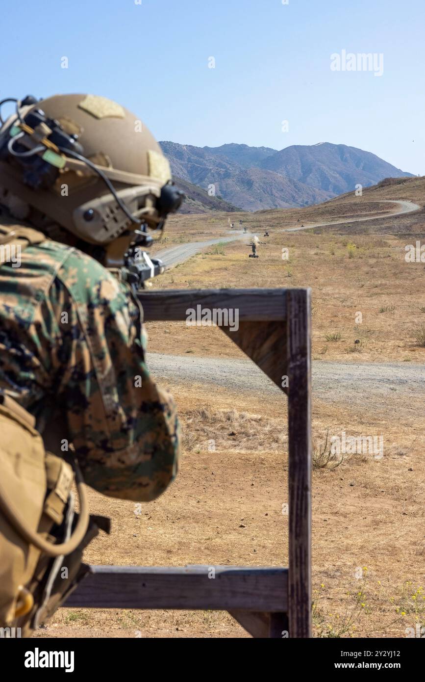 U.S. Marine Corps Capt. Kirklan Ventrella, a company commander with 1st ...