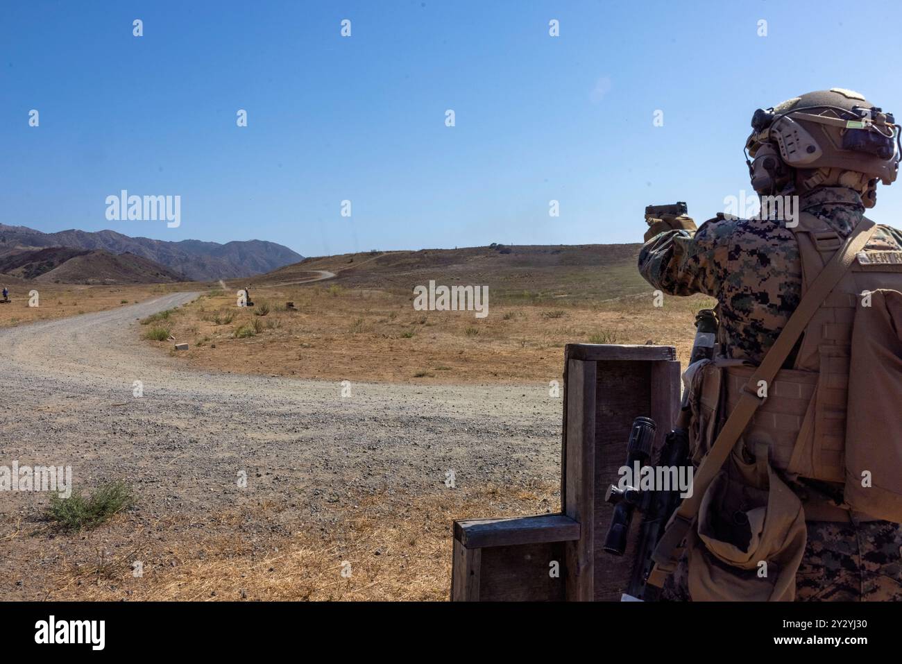 U.S. Marine Corps Capt. Kirklan Ventrella, a company commander with 1st ...