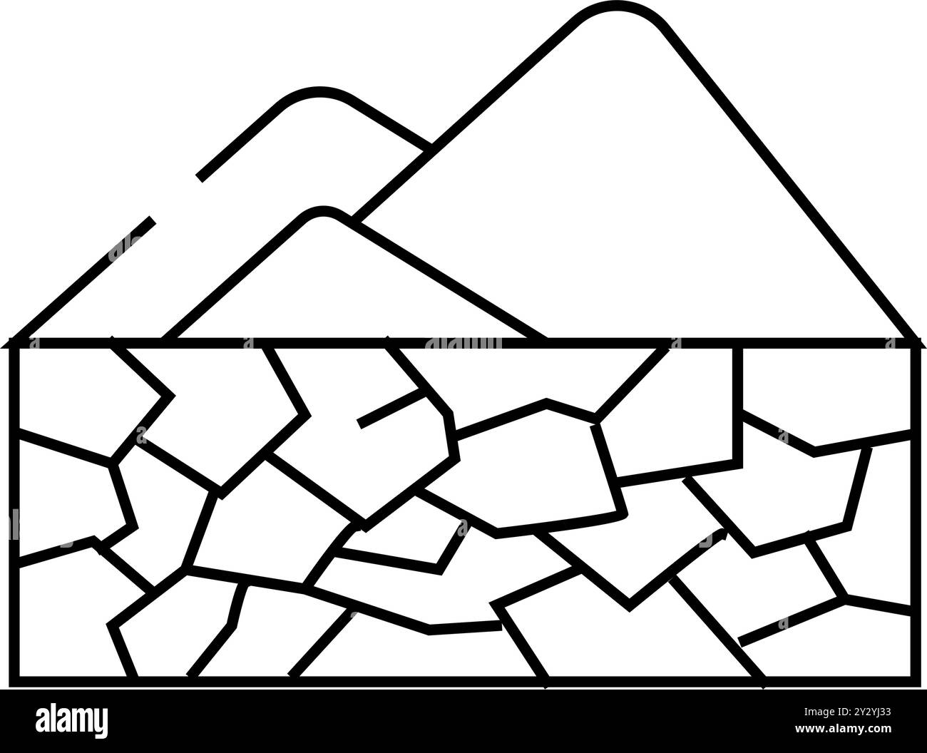 drought disaster line icon vector illustration Stock Vector Image & Art ...