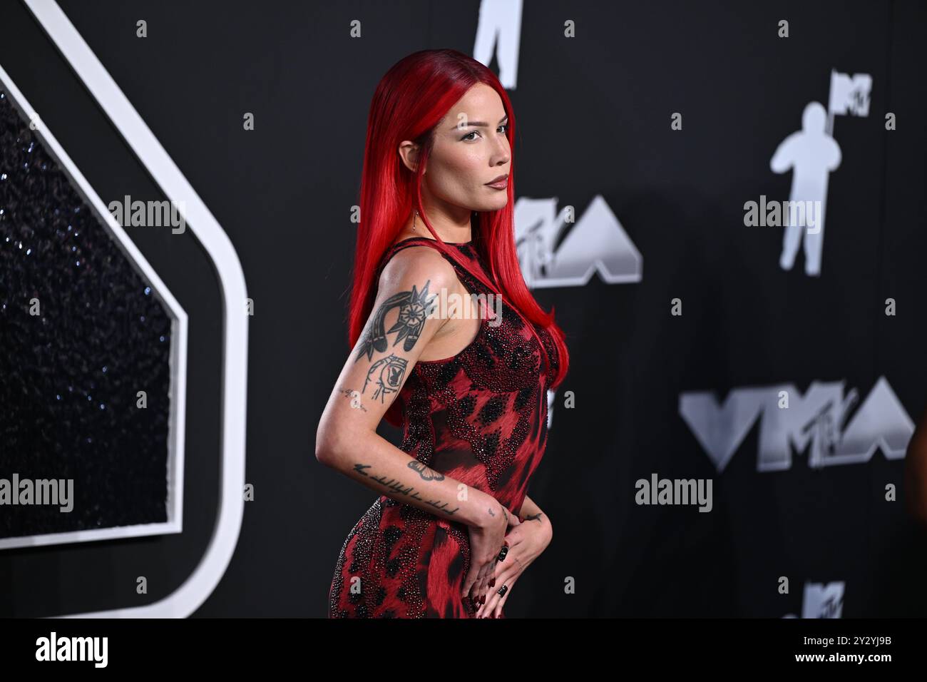 Halsey attending the MTV Video Music Awards 2024 held at the UBS Arena ...