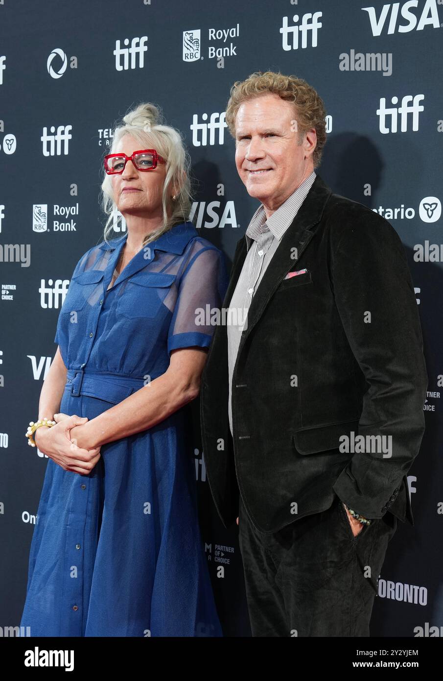 Toronto, Canada. 11th Sep, 2024. Will Ferrell and Harper Steele pose ...