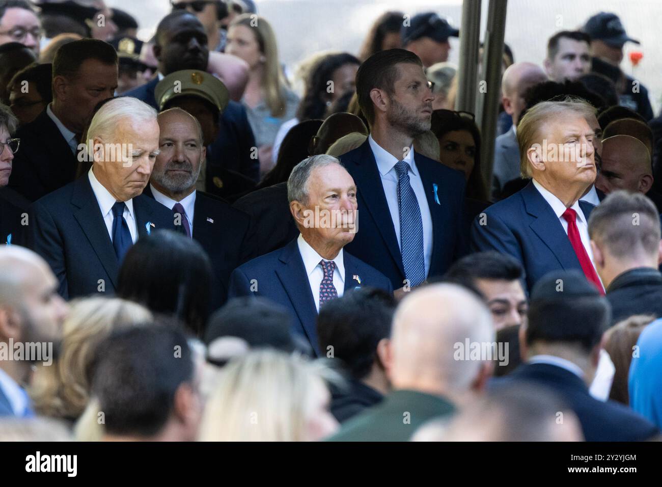 New York, USA, 11 September, 2024: President Joe Biden, former mayor ...