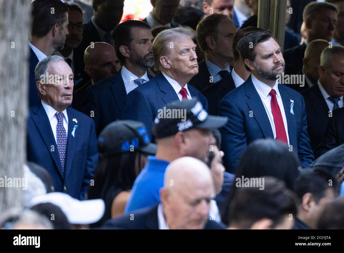 New York, USA, 11 September, 2024: Former mayor Michael Bloomberg ...