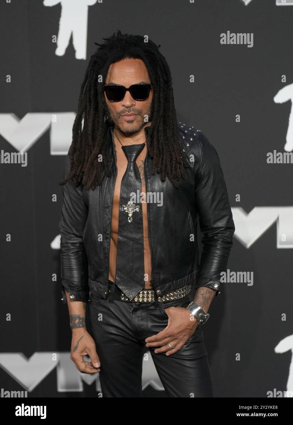 Elmont, United States. 11th Sep, 2024. Lenny Kravitz arrives on the red ...