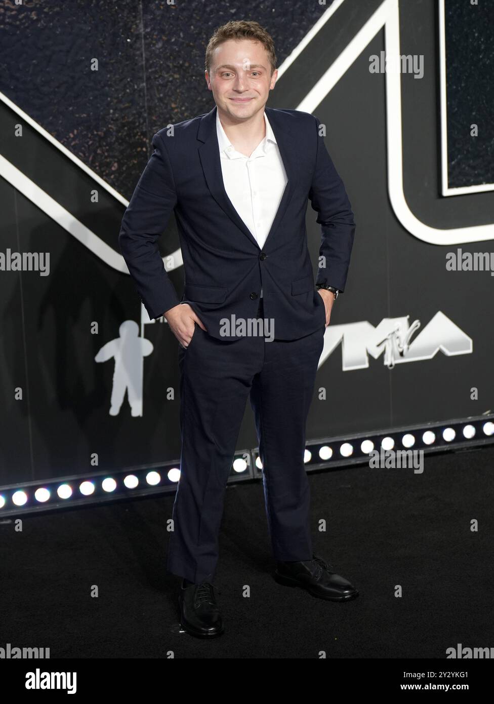 Elmont, United States. 11th Sep, 2024. Jake Shane arrives on the red ...