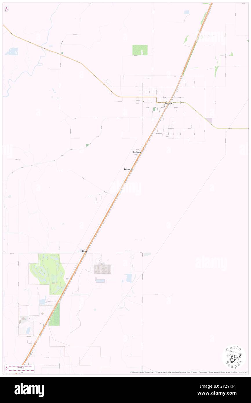 Oberlin louisiana map Cut Out Stock Images & Pictures - Alamy