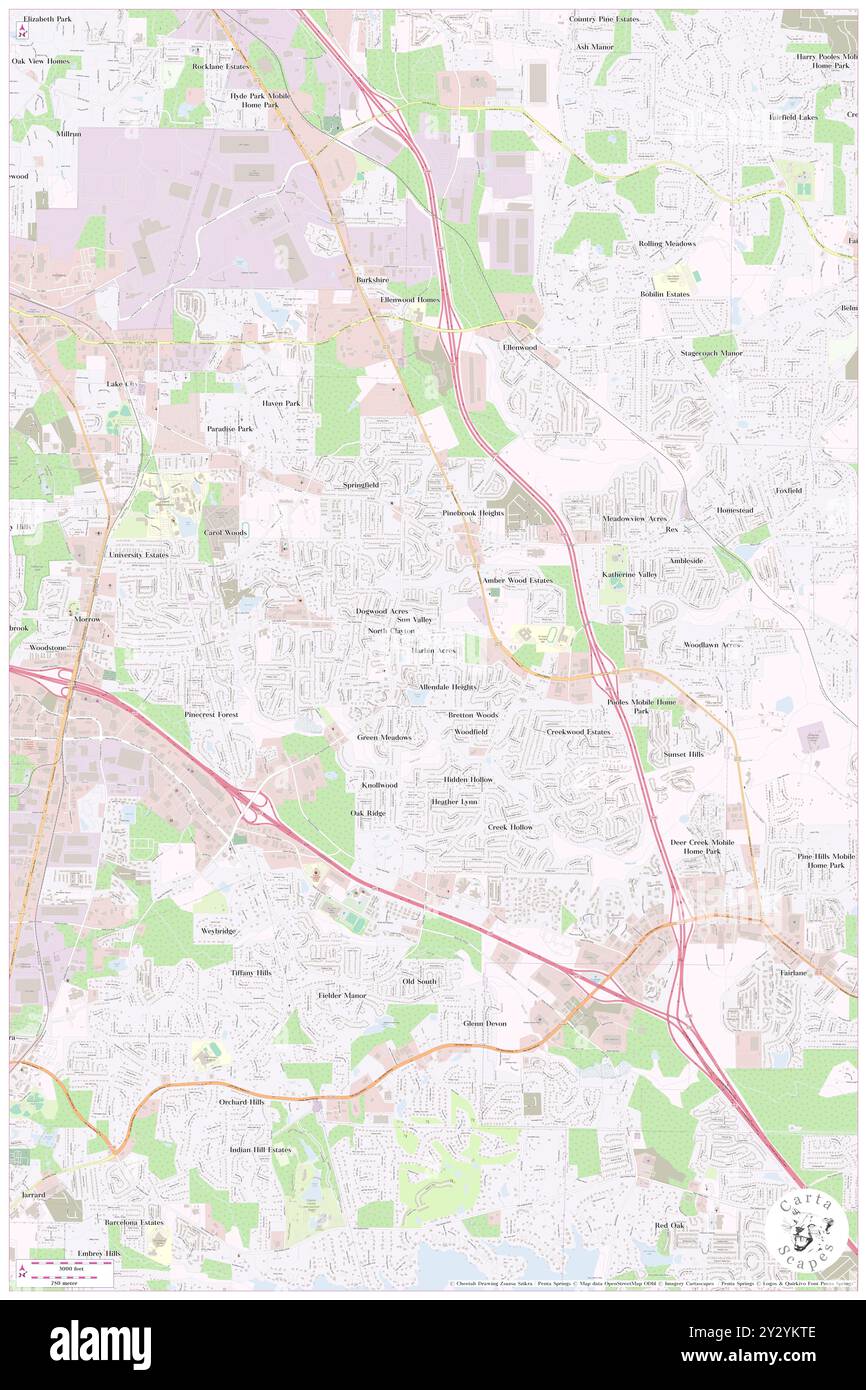 Harbin Acres, Clayton County, US, United States, Georgia, N 33 34' 48 ...