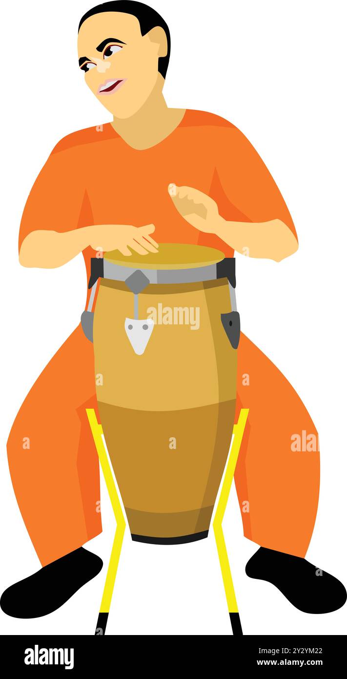 Drum man Cut Out Stock Images & Pictures - Alamy