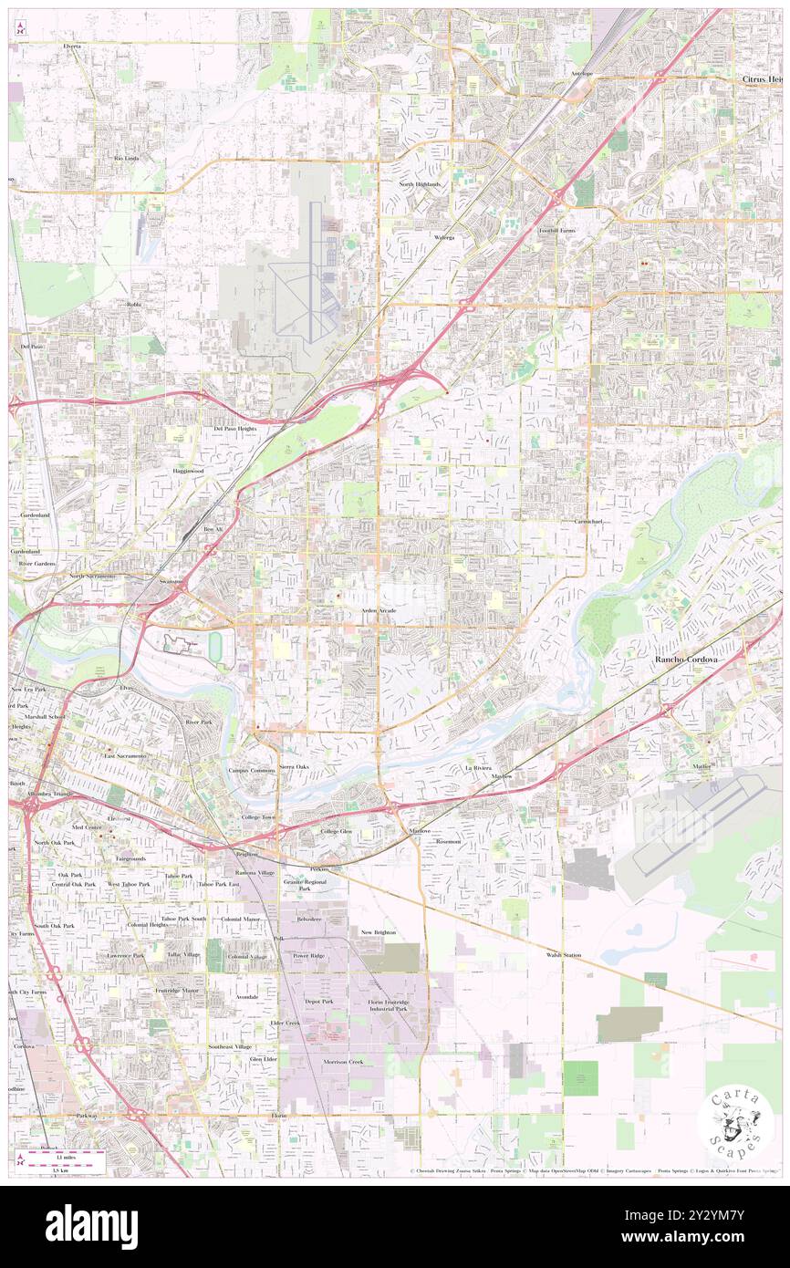 Map of arden arcade hi-res stock photography and images - Alamy
