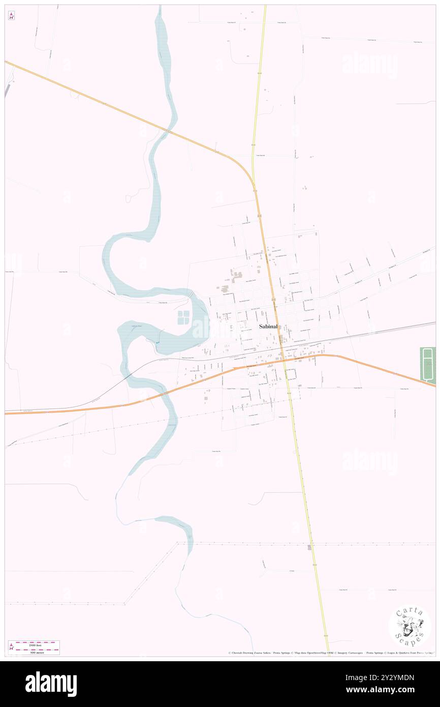 Sabinal map Cut Out Stock Images & Pictures - Alamy